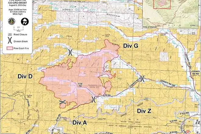 Extreme fire behavior noted as Pine Gulch Fire in western Colorado ...